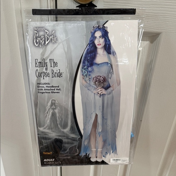 Spirit | Dresses | Spirit Emily Corpse Bride Costume With Blue Hair ...